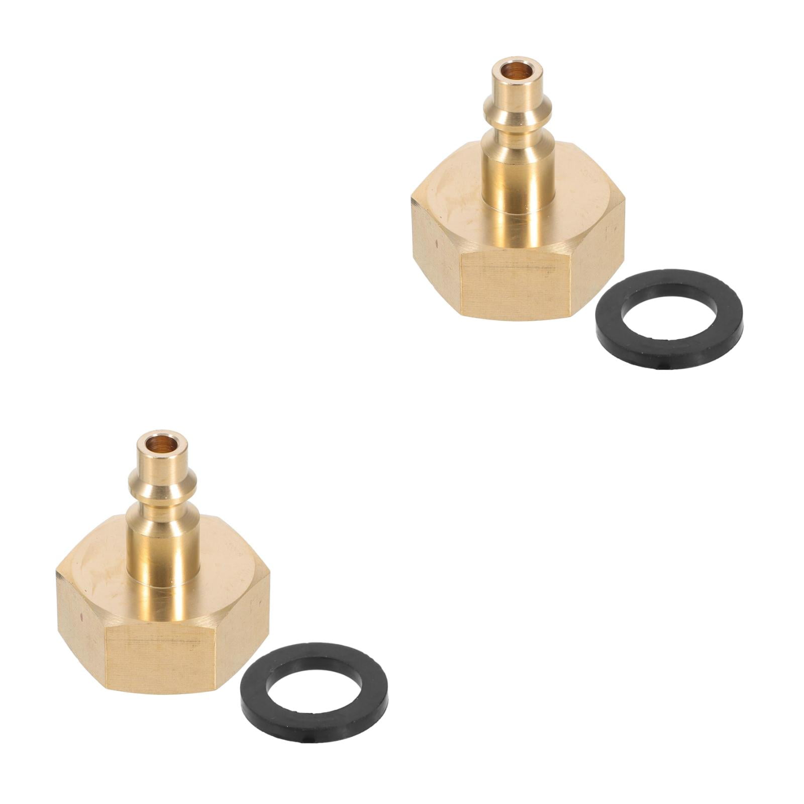 Worgeous 2pcs RV Winterizing Plug Adapter Air Compressor Fitting Quick ...