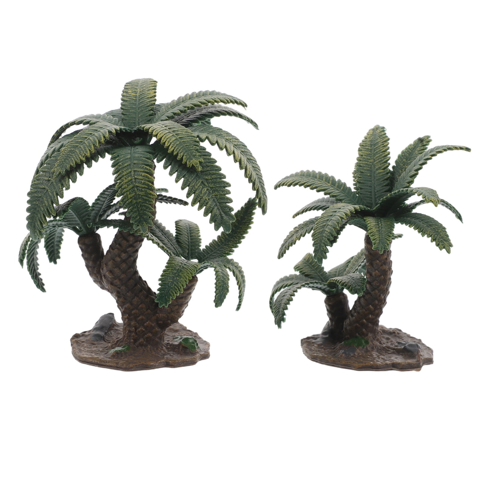 Worgeous 2pcs Realistic Tree Model For Home And Office Decor Plastic ...