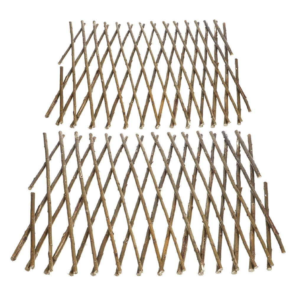 WHAMVOX 2pcs Retractable Wooden Garden Trellis for Climbing Plants ...