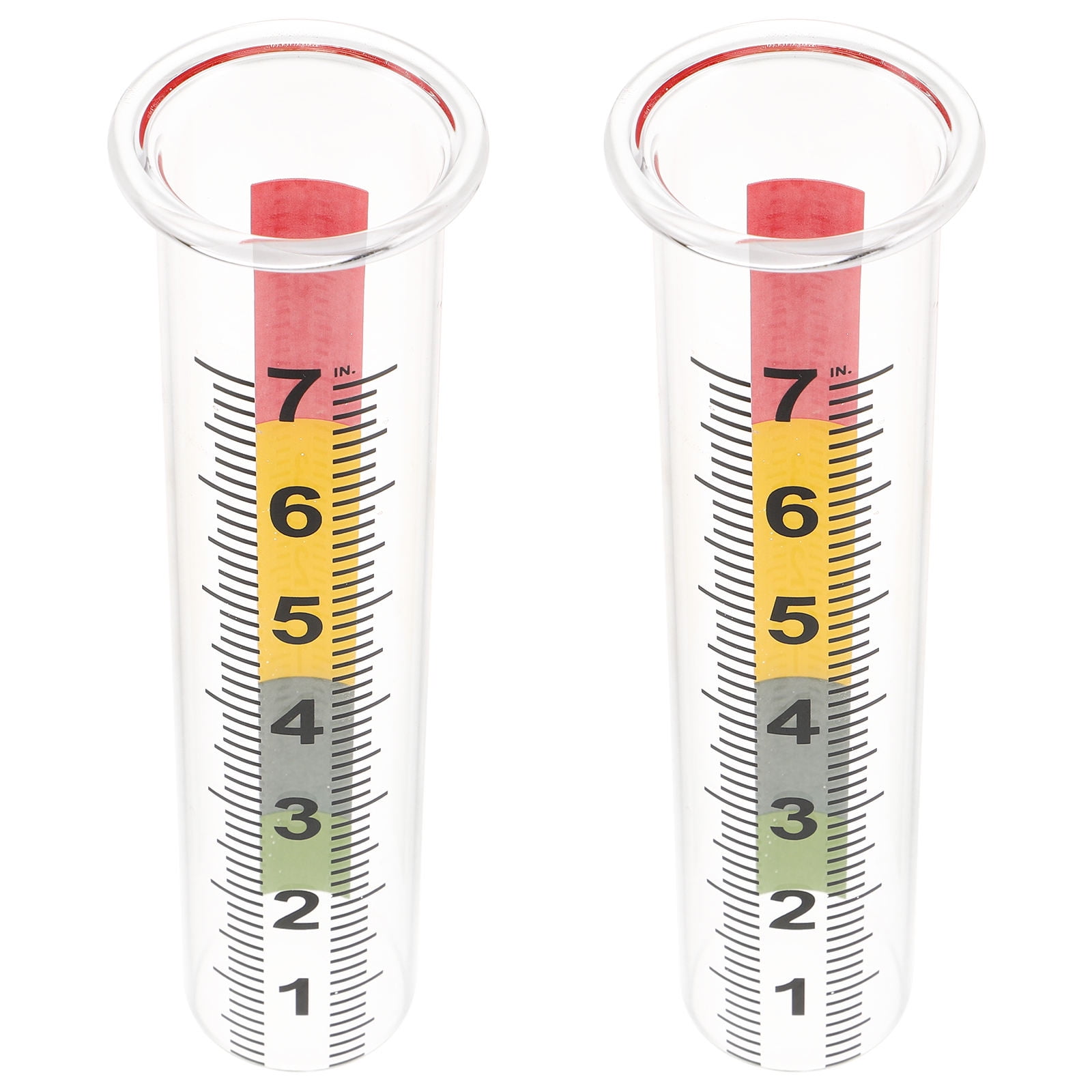 Worgeous 2pcs Reusable Rain Gauge Outdoor Decorative Rain Gauge with ...