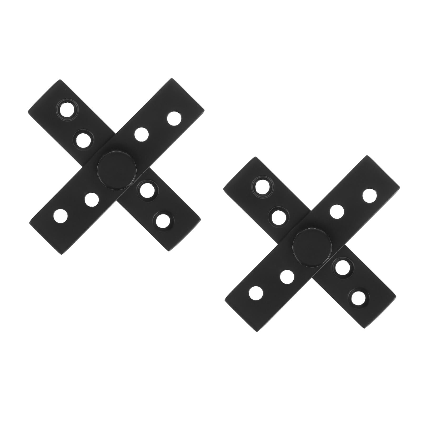 WHAMVOX WORGEOUS 2pcs Rotating Pivot Hinge Concealed Door Hinge ...