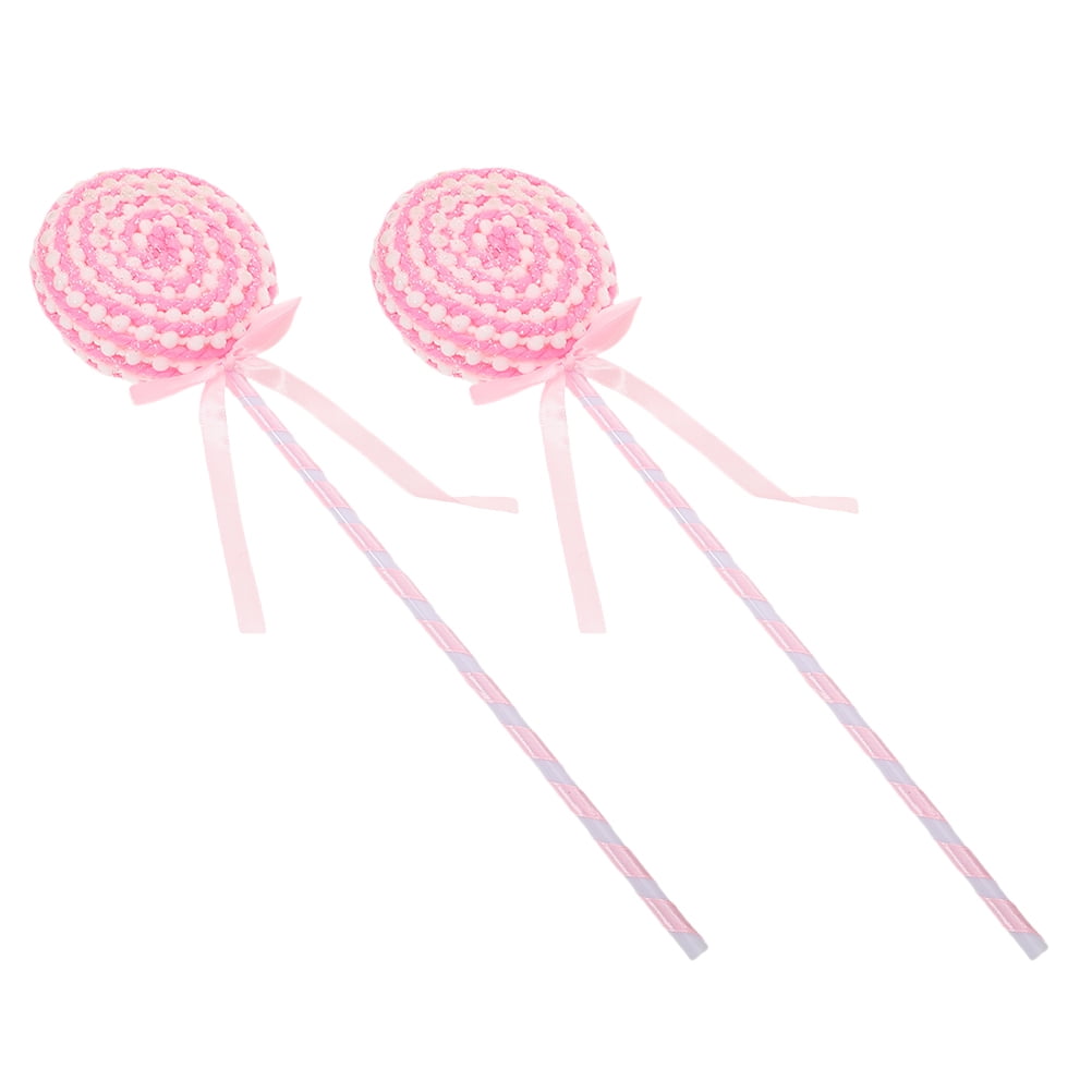 Worgeous 2pcs Simulation Candy Photo Props Lollipop Models Crafts ...