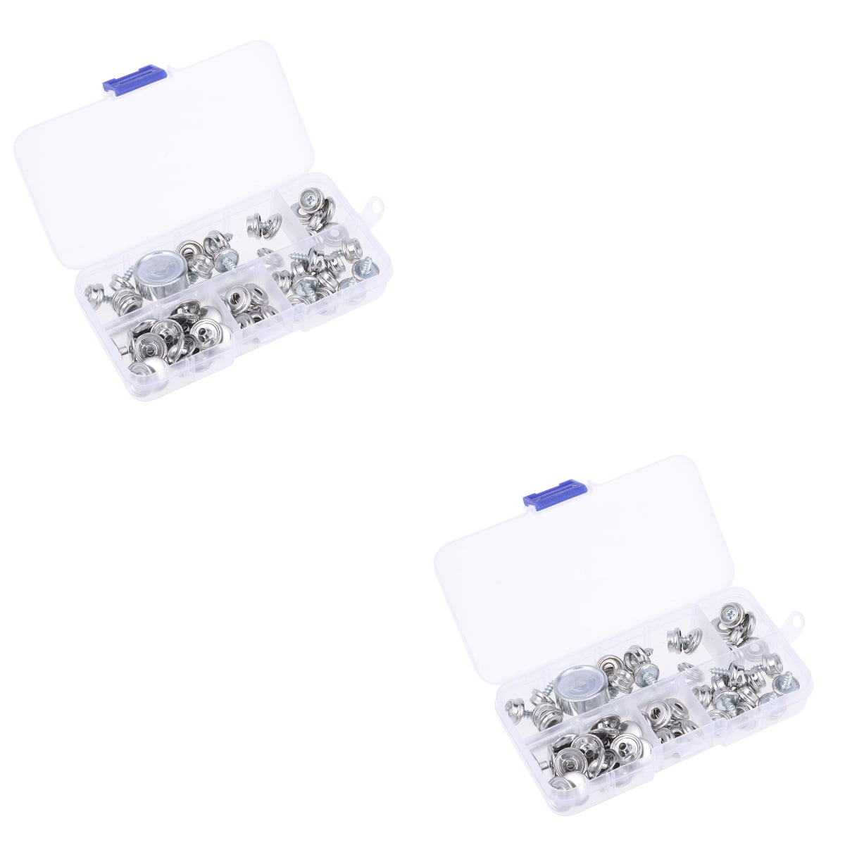 Worgeous 2pcs Snaps Fastener Screw Snaps Heavy Duty Metal Snaps Button ...