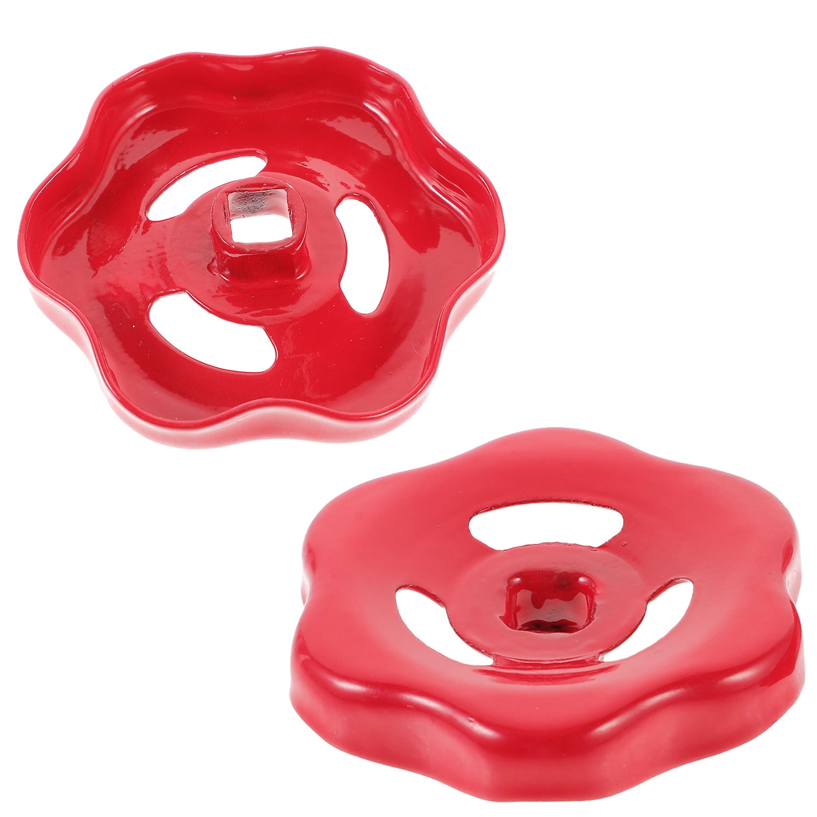 Worgeous 2pcs Spigot Handle Square Connector Gate Valve Handle 7mm ...