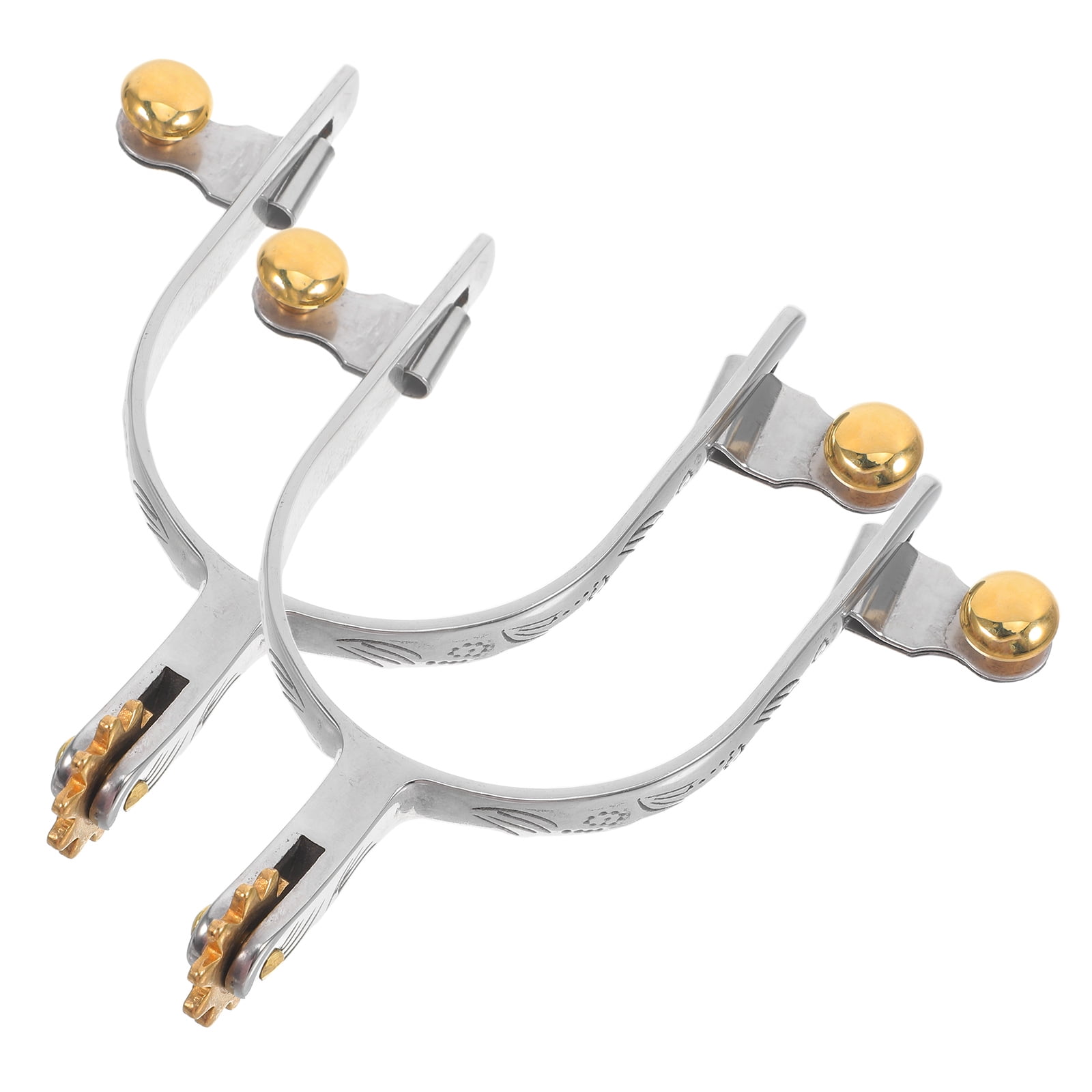 Worgeous 2pcs Spurs For Cowboy Boots Women Riding Spurs Mens Western ...