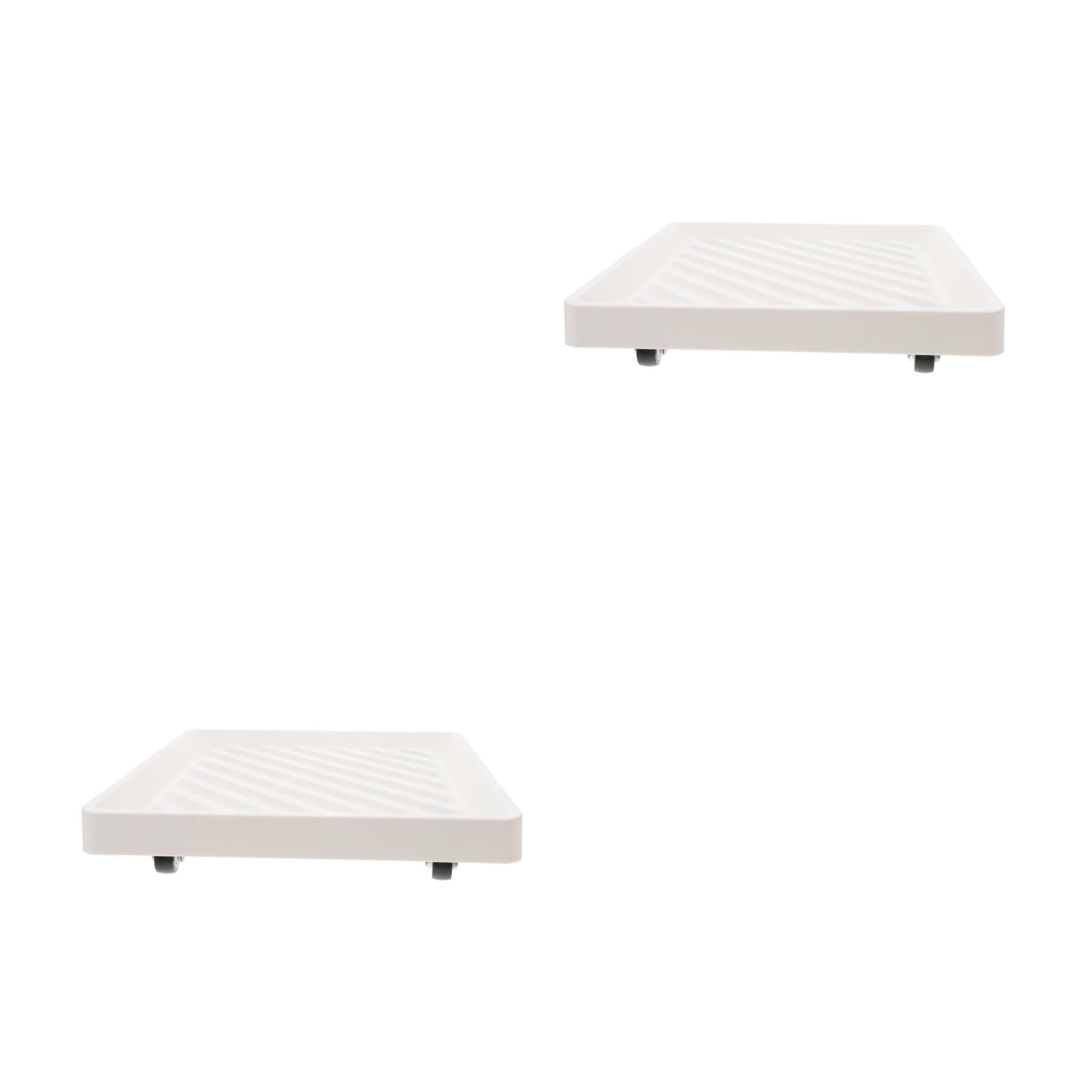 Worgeous 2pcs Square Plant Dolly With Casters Rolling Planter Base ...