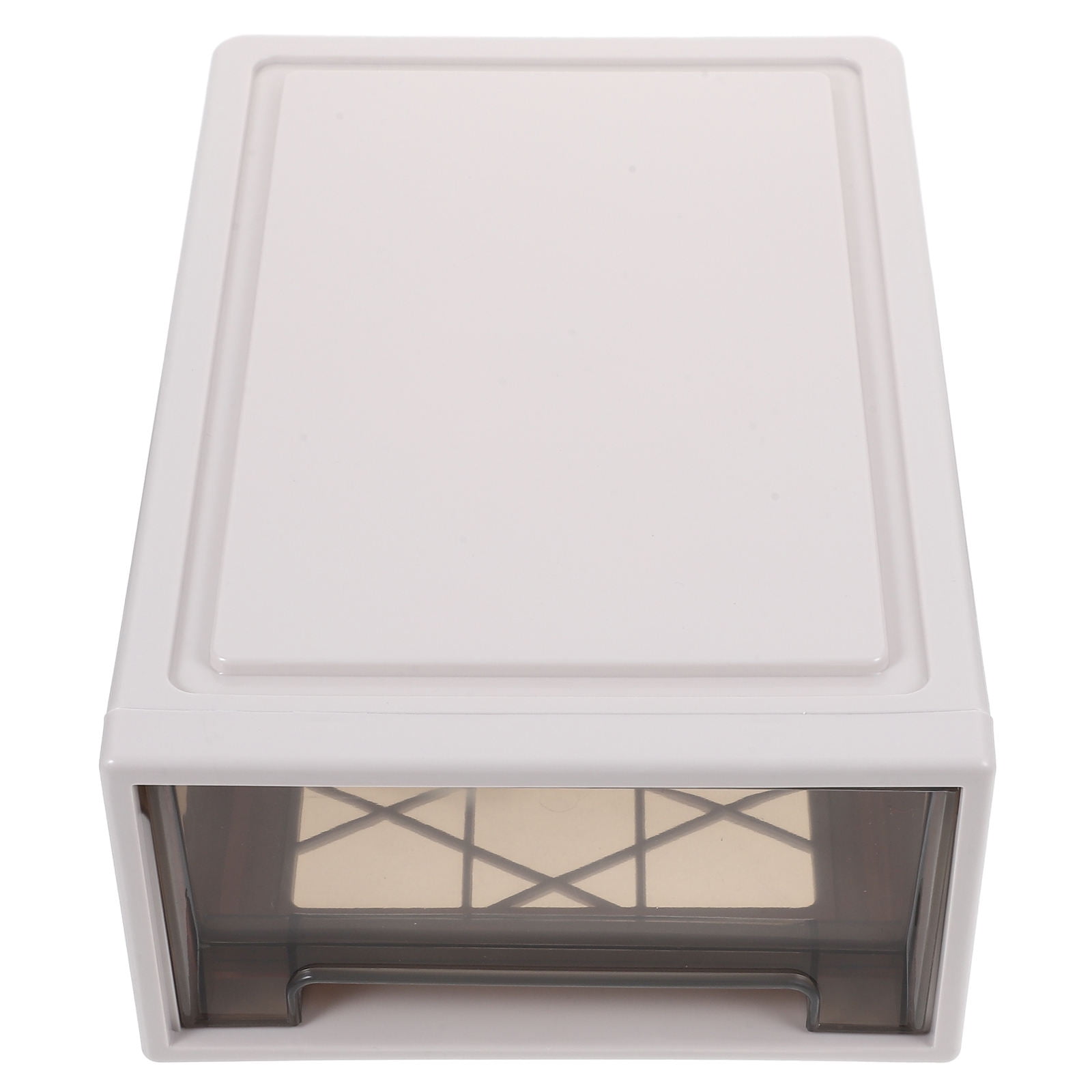 Worgeous 2pcs Stackable Storage Drawers for Clothes Plastic Clothes ...