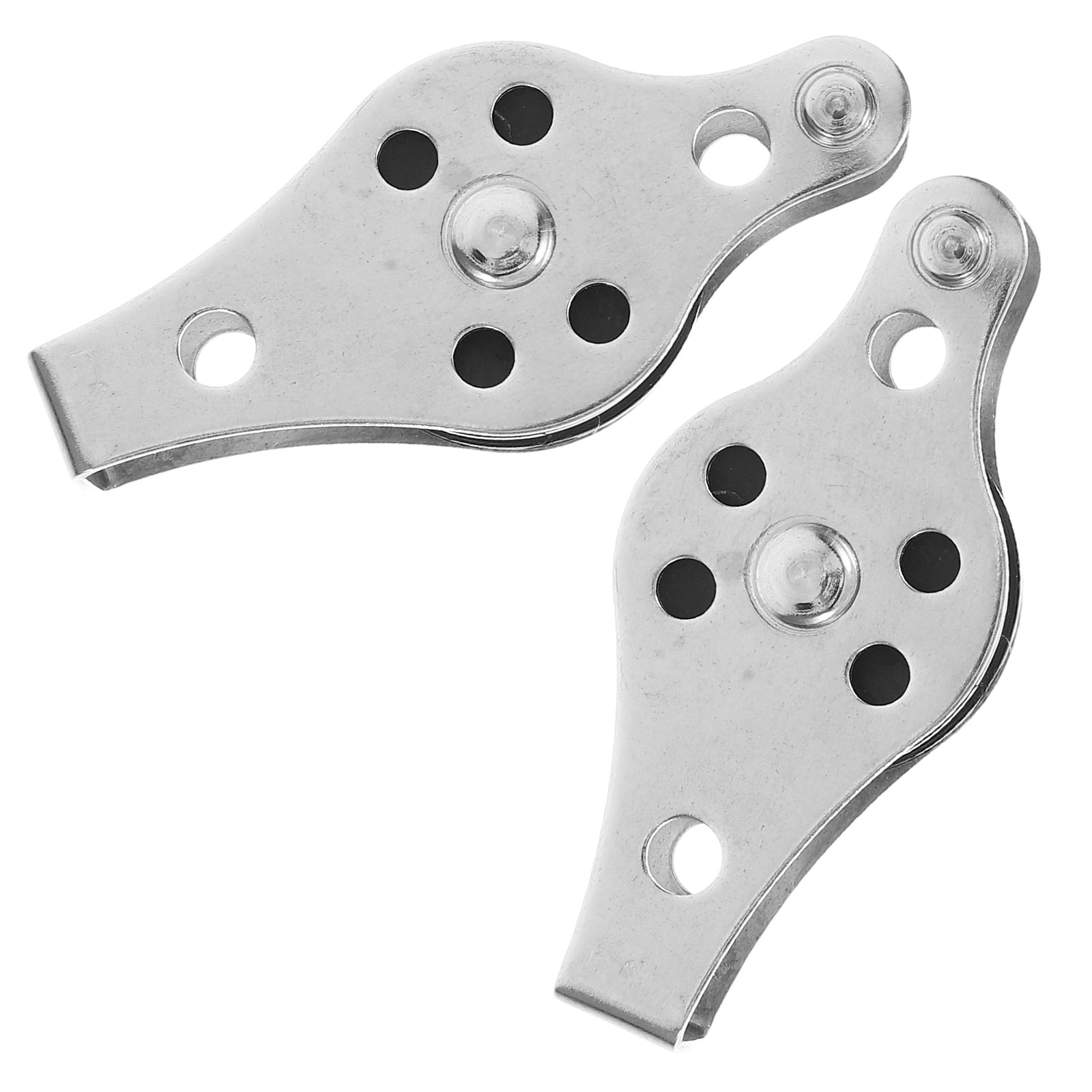 Worgeous 2pcs Stainless Steel Boat Pulley For Marine And Kayak Use ...