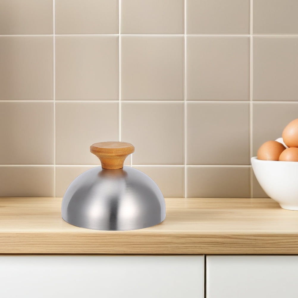 WHAMVOX Stainless Steel Cheese Melting Dome for BBQ Kitchen Cooking and ...