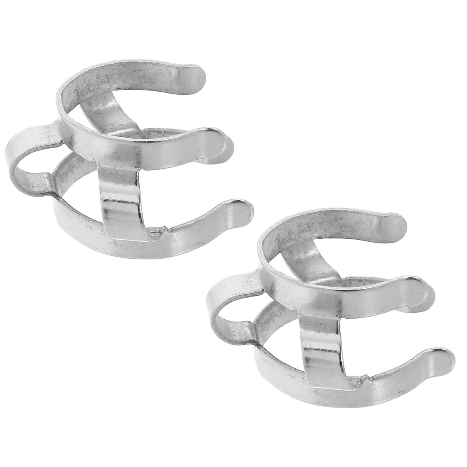 Worgeous 2pcs Stainless Steel Fixing Clamps Joints Clips Practical ...