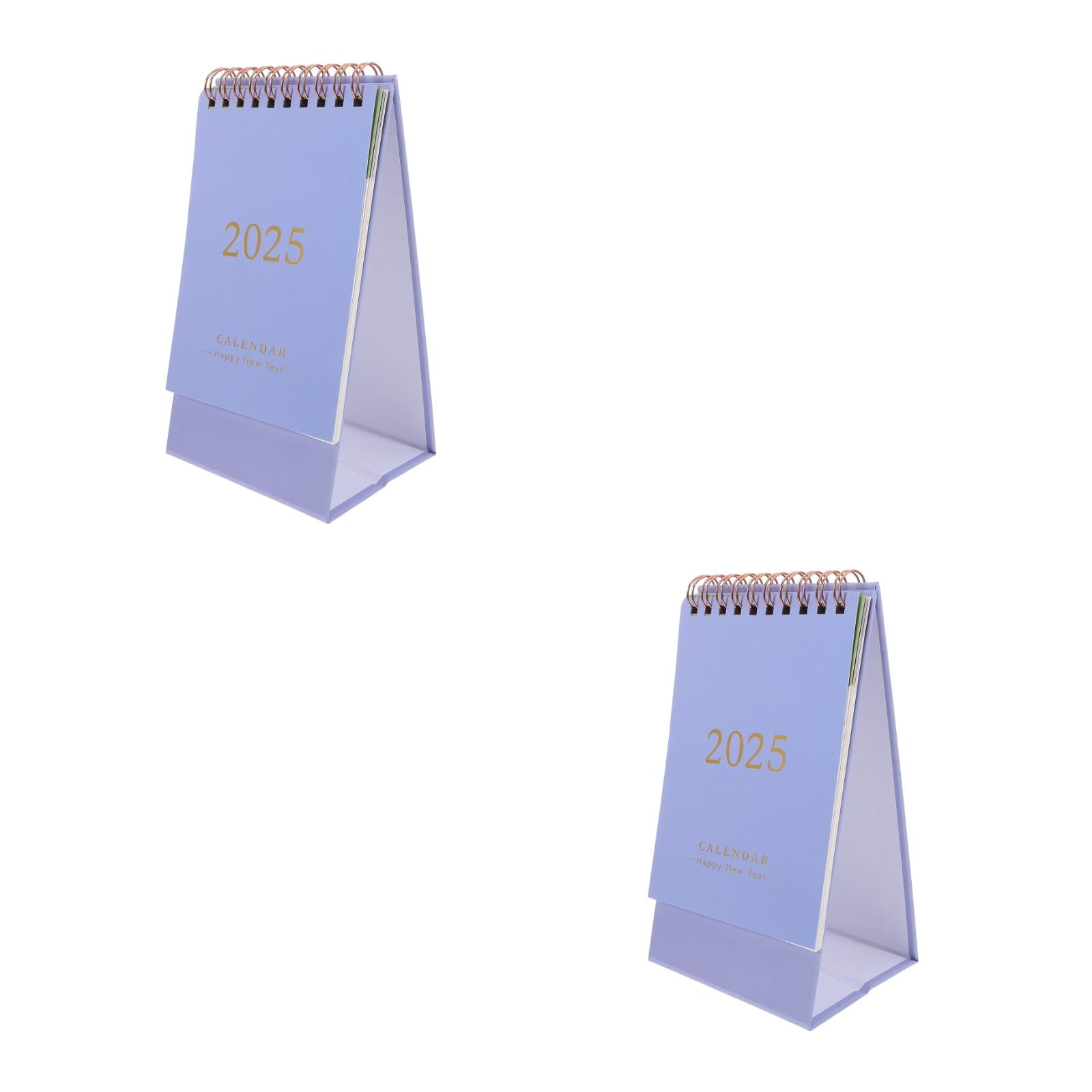 Worgeous 2pcs Standing Flip Calendar For Desk 2025 Standing Flip ...
