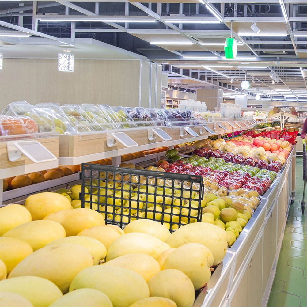 WHAMVOX Black Plastic Shelf Fence for Supermarkets Efficiently ...