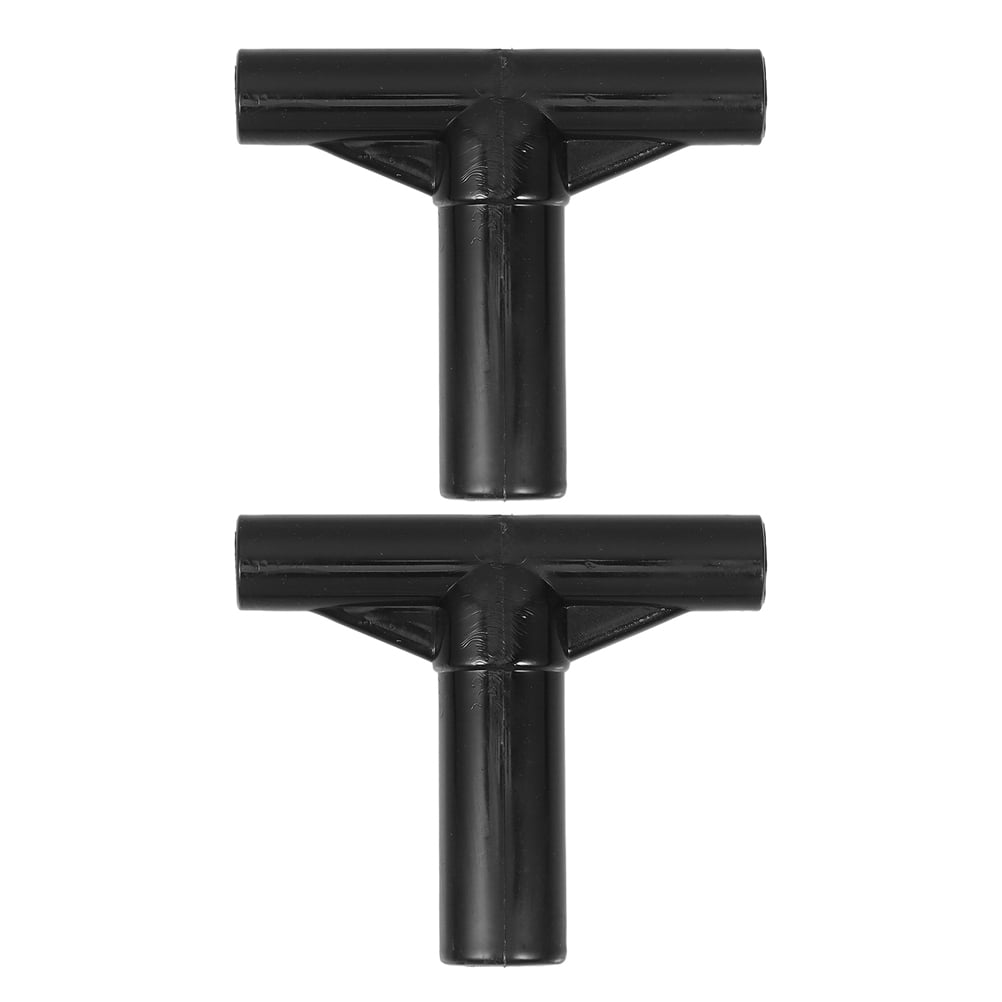 Worgeous 2pcs T Shaped Pipe Sleeve Trampoline Enclosure Pole End Caps ...