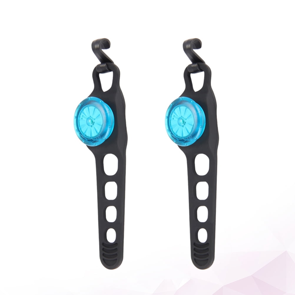 Raindrops Taillight Blue Plastic Traffic Light For Night Riding 2Set 4 ...