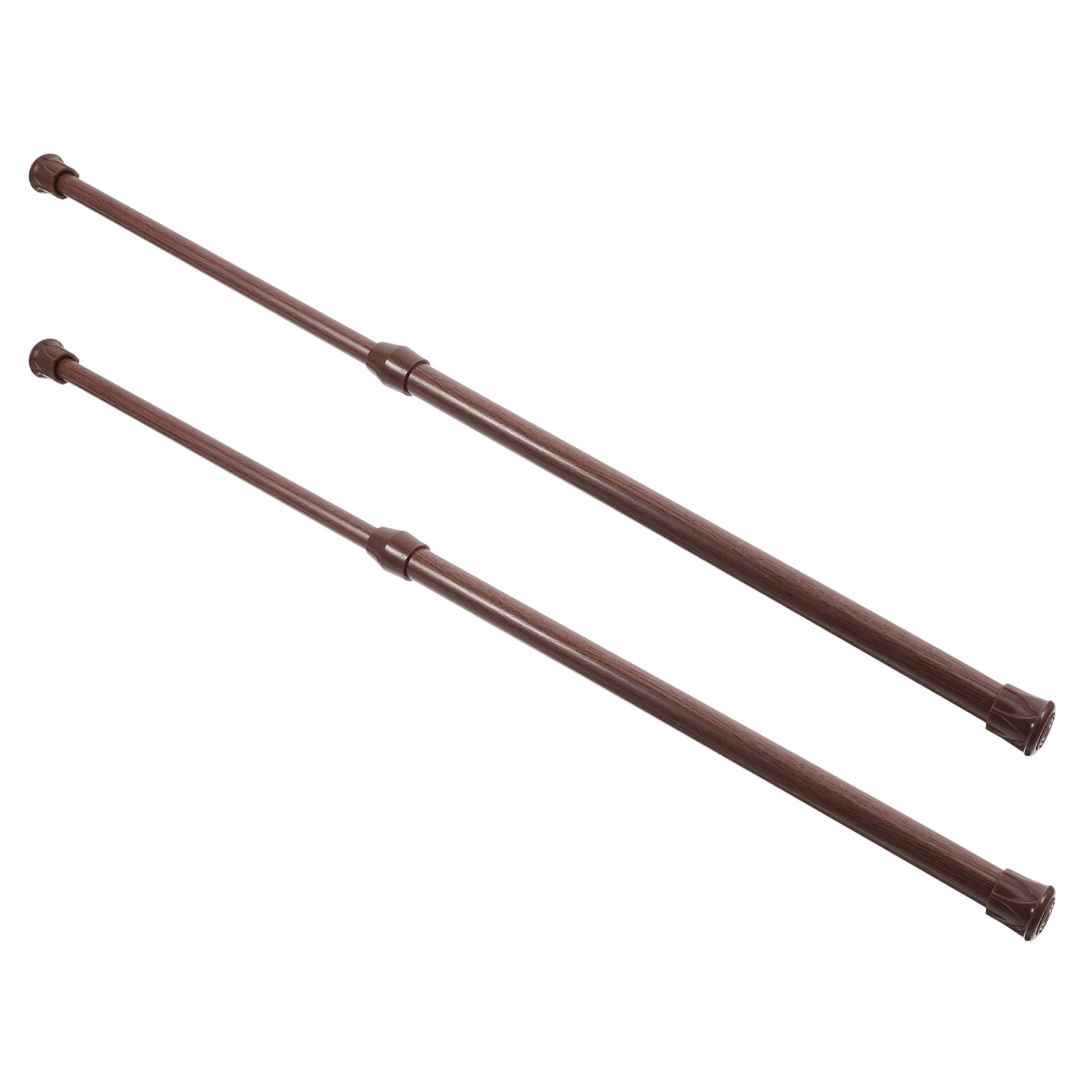 Worgeous 2pcs Tension Curtain Rod Adjustable Shower Curtain Rod ...