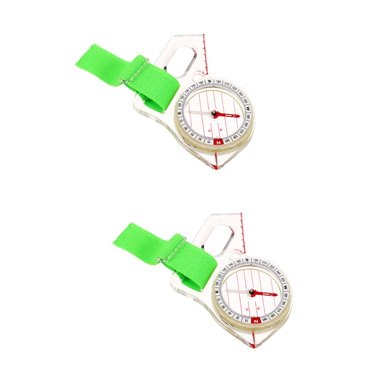 Worgeous 2pcs Thumb-Type Compass Directional Off-Road Compass Fast ...
