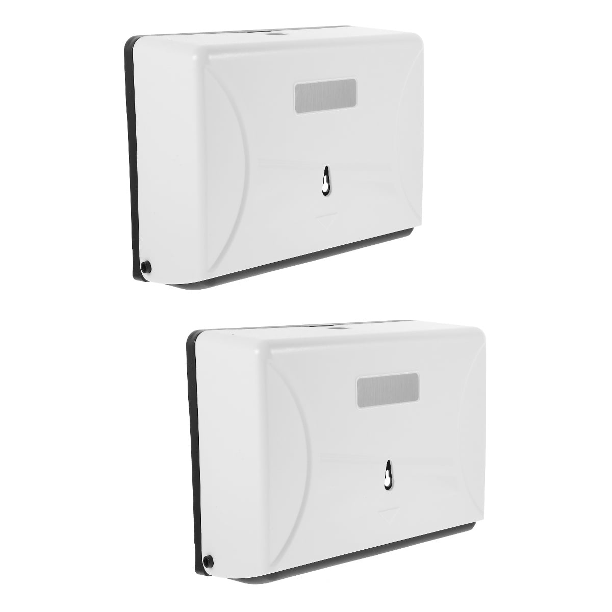 Worgeous 2pcs Touchless Tissue Box Wall Mount Paper Towel Dispenser ...