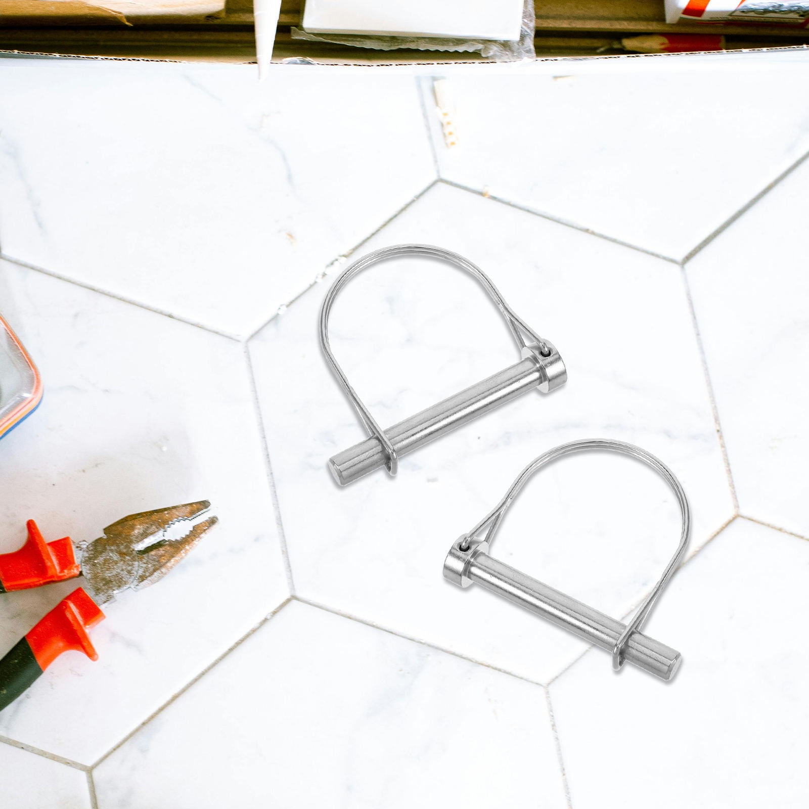 Worgeous 2pcs Trailer Hitch Lock Pin Hitch Pins Trailer Coupler Pin ...