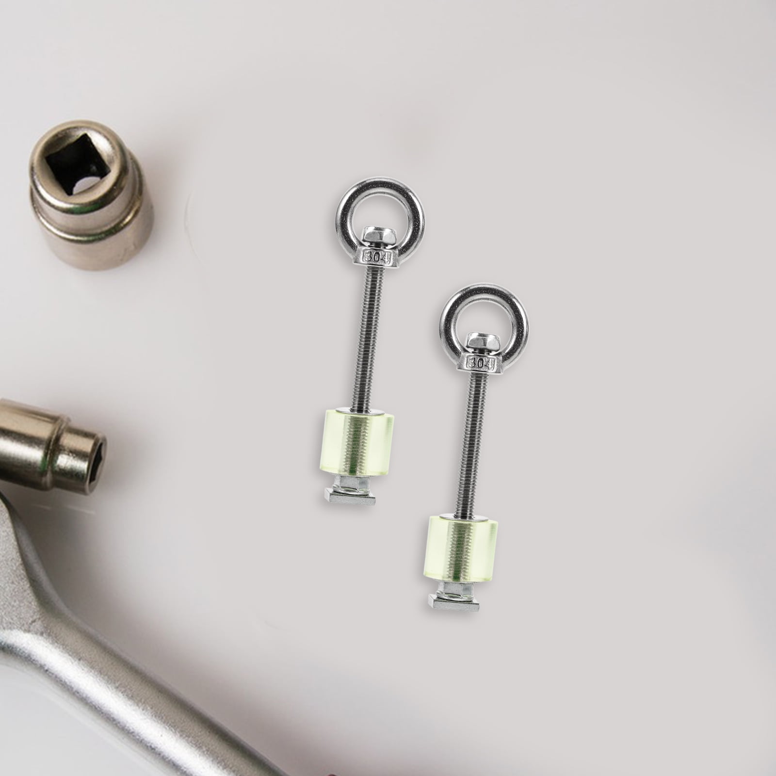 Worgeous 2pcs Trailer Hitch Locking Pin Stainless Steel Heavy Duty with ...