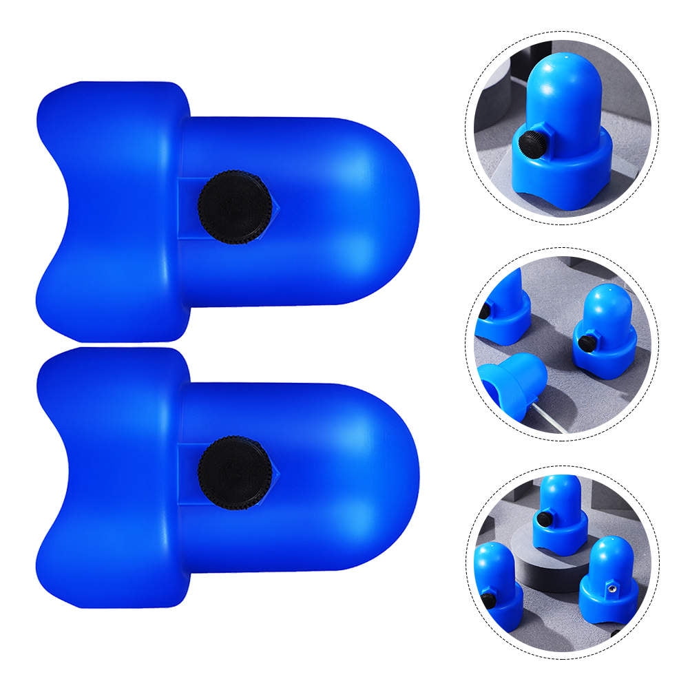 Worgeous 2pcs Trampoline Enclosure Pole Top Hat Caps With Thumb Bolt ...