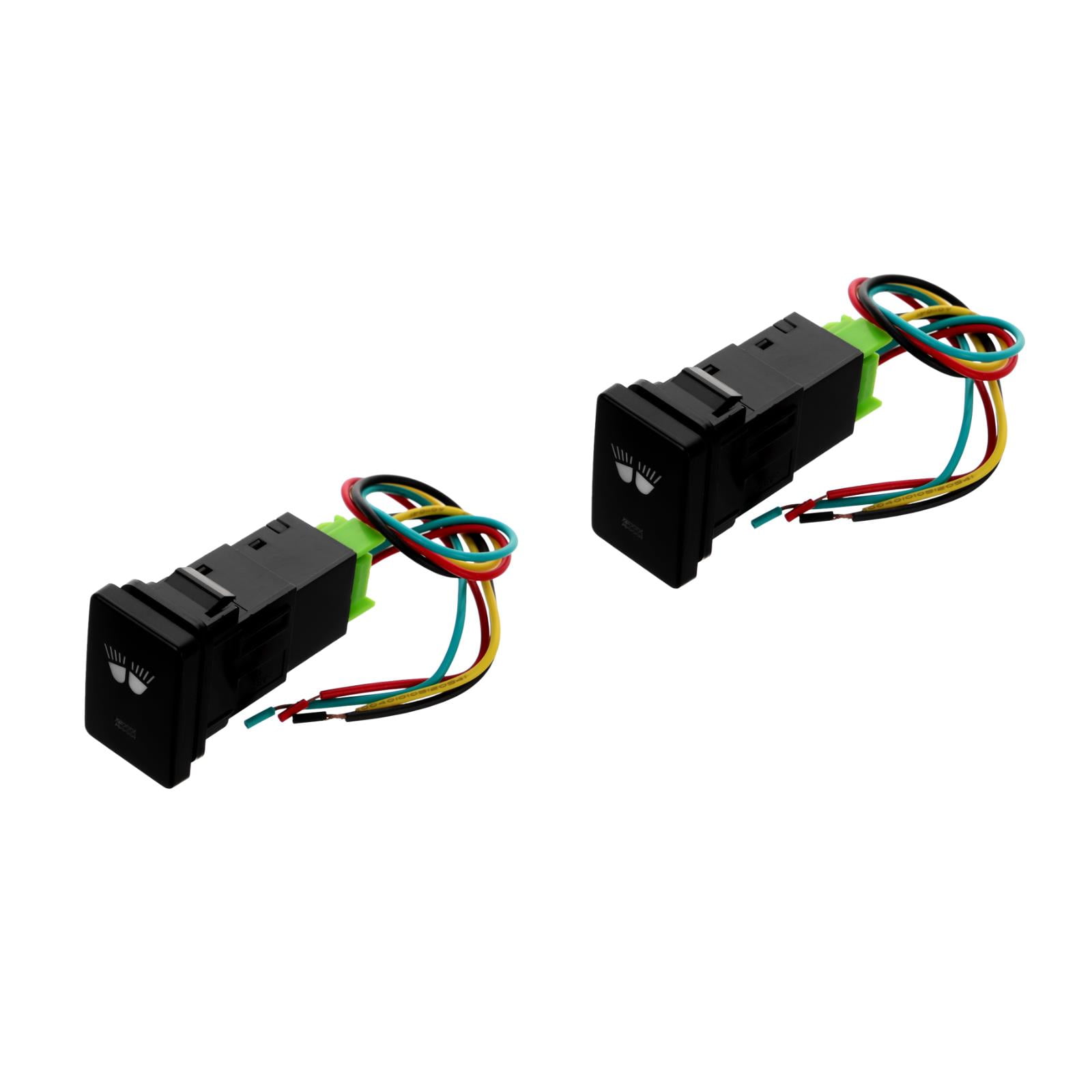 Worgeous 2pcs Vehicle Lamp Switch Light Switch Button Vehicle Lights ...