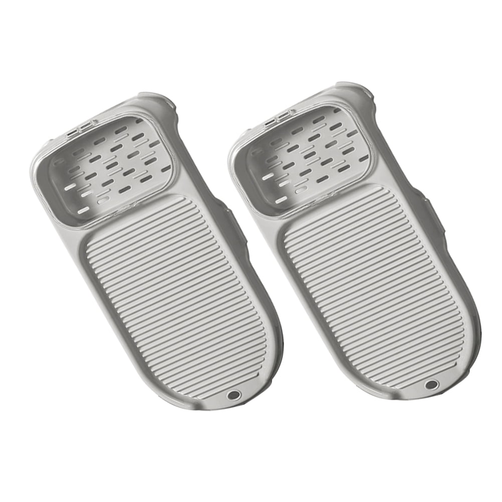 Worgeous 2pcs Wash Board Washboard For Hand Washing Clothes Plastics ...