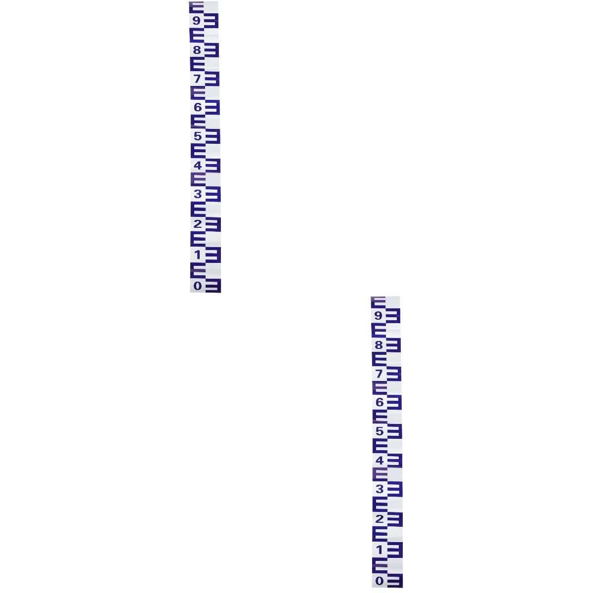 Worgeous 2pcs Water Level Sticker Water Level Gauge Self-adhesive Pool ...