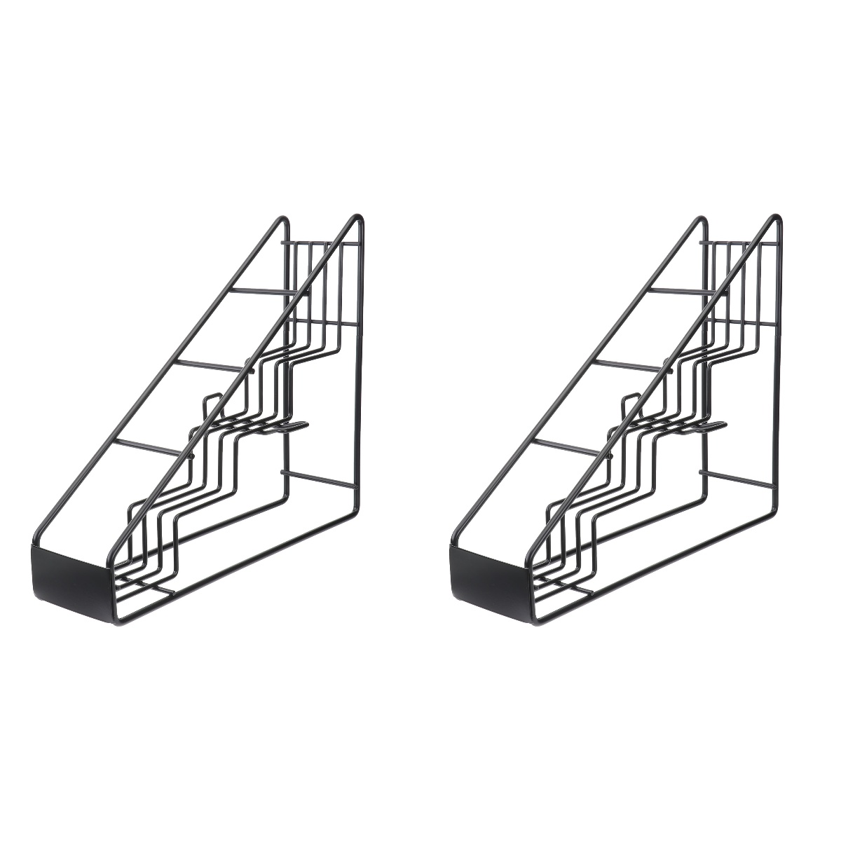 Worgeous 2pcs Wire Bottle Holder Stainless steel Bottle Riser- Display ...