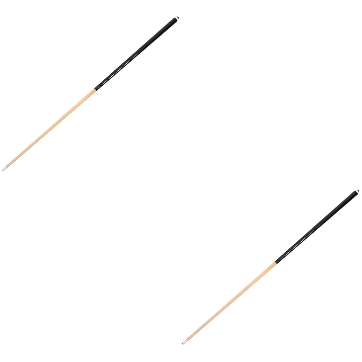 Worgeous 2pcs Wooden Pool Cue Small Practicing Pool Cue Portable Wood ...