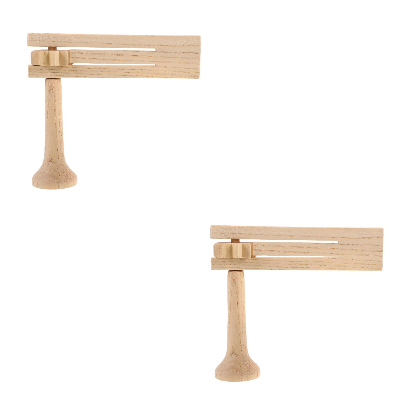 Worgeous 2pcs Wooden Spinning Ratchet Noise Maker Grogger Noise Ratchet ...