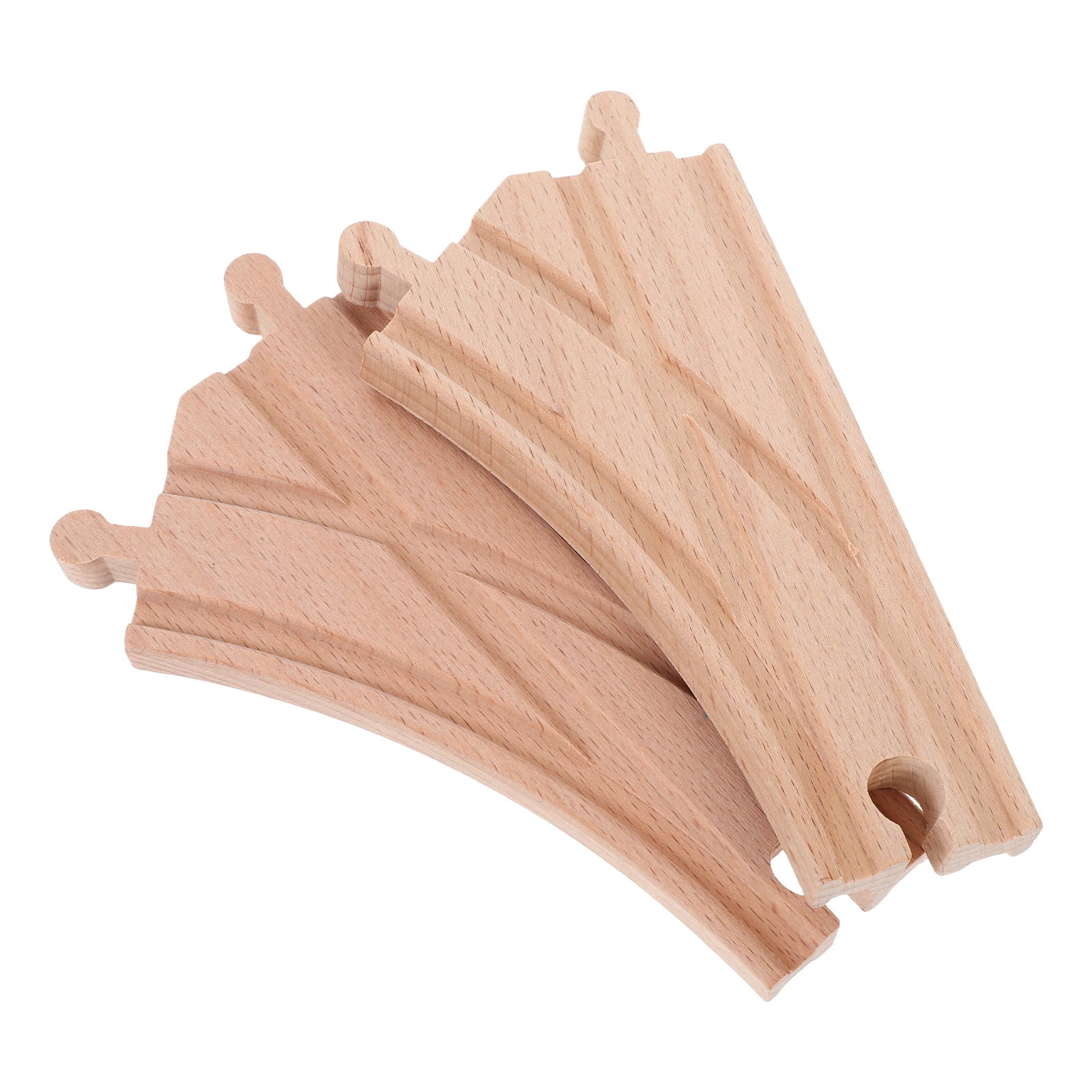Wooden Train Track Pieces 2pcs Compatible with Thomas the Train Sets ...