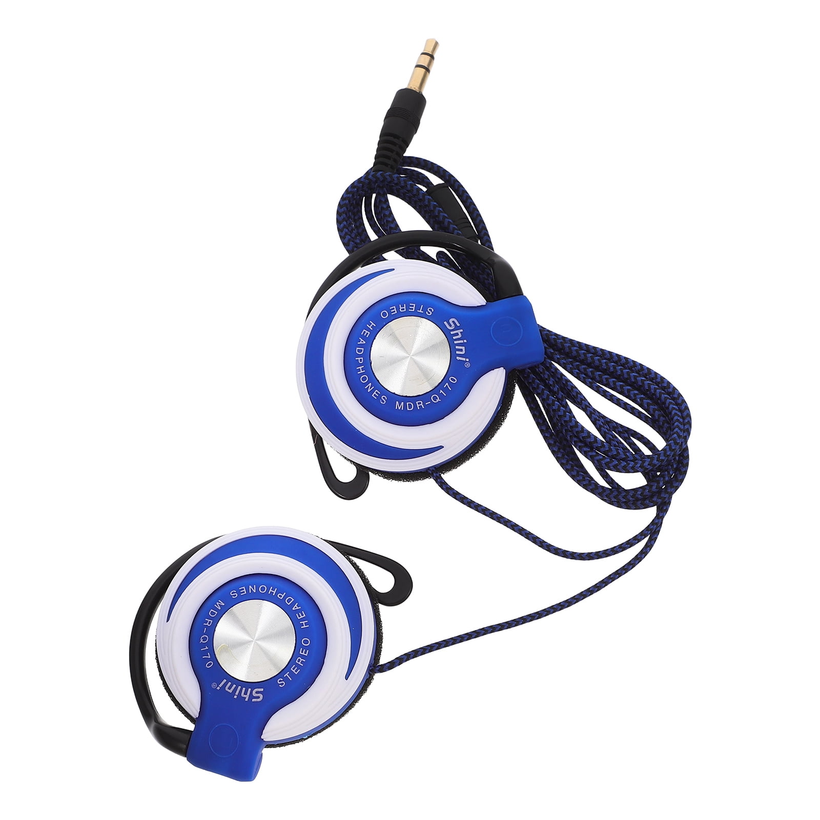 Worgeous 3.5mm Wired Headset Clip On Ear Headphones EarHook Earphone ...