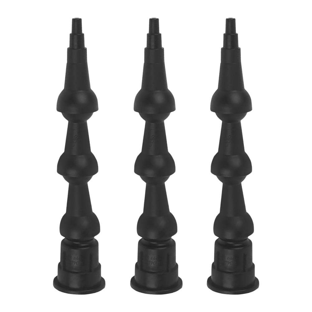 Worgeous 3 Pcs Beauty Tool Nozzle Latch Bolt Flex Caulk Rotary Black ...