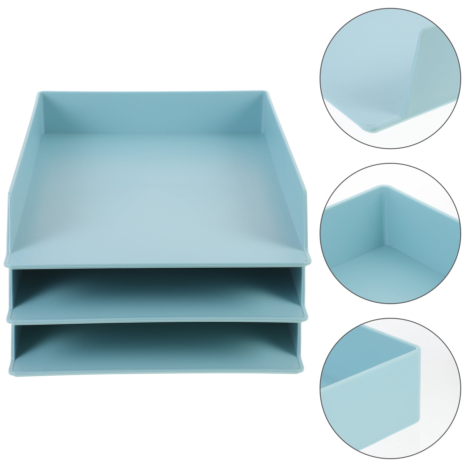 Worgeous 3 Pcs Desktop Organizers Office Supply Collapsible Student ...