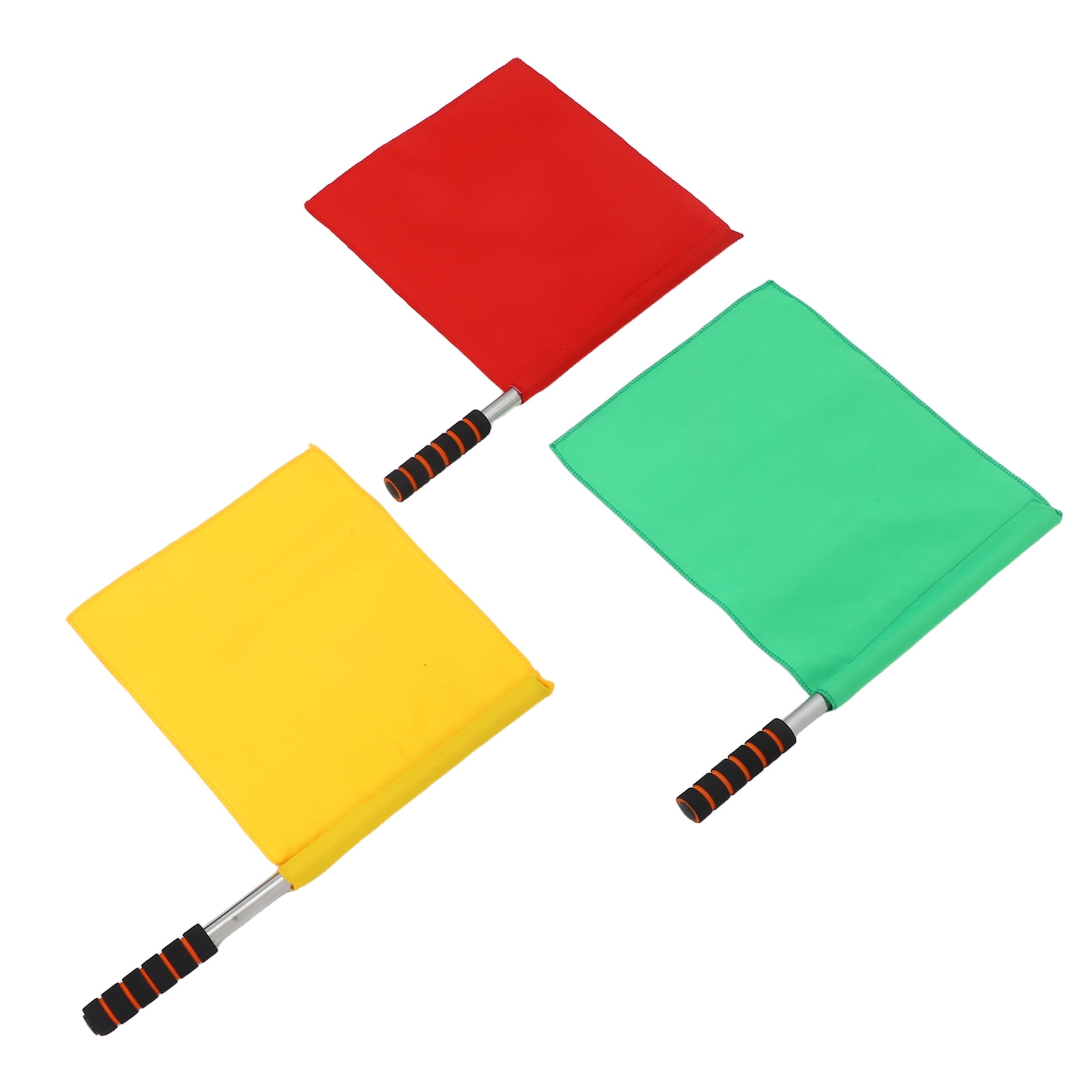 Worgeous 3 Pcs Flag Commanding Referee Flags Colored Caution - Walmart.com