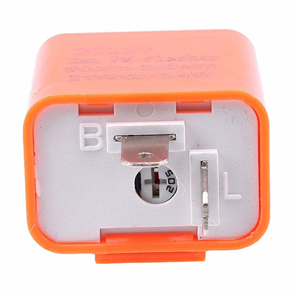 Worgeous 3 Pcs Flasher Number Turn Signal Light Relay Motor Bike Orange ...