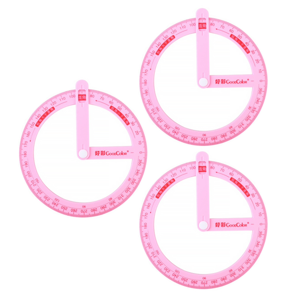 Worgeous 3 Pcs Large Protractor Tool for Students Giant Classroom Arm ...
