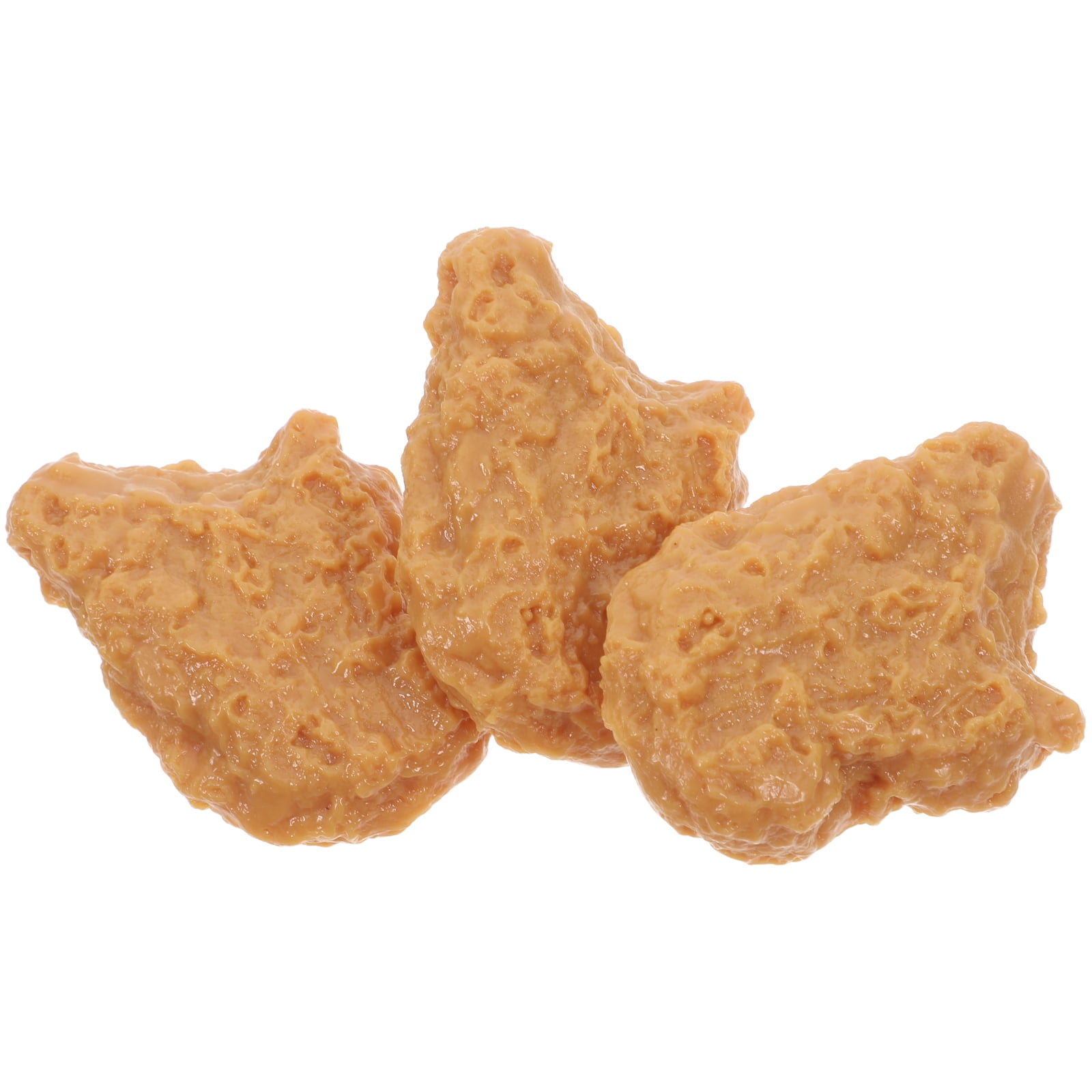 Worgeous 3 Pcs Realistic Chicken Simulated Nugget Model Food Display ...