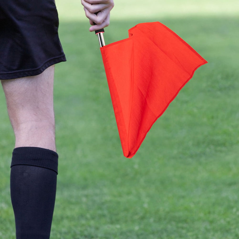 Worgeous 3 Pcs Referee Signal Flags For School Sports Events Easy-To-Use Signal Flags ...