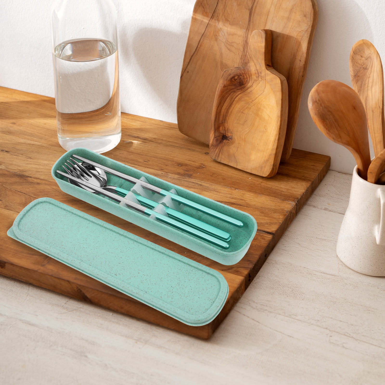 COSMOBETTY Compact Camping Tableware Set 3Pcs 9.3X2.4X1.2In - Walmart.com