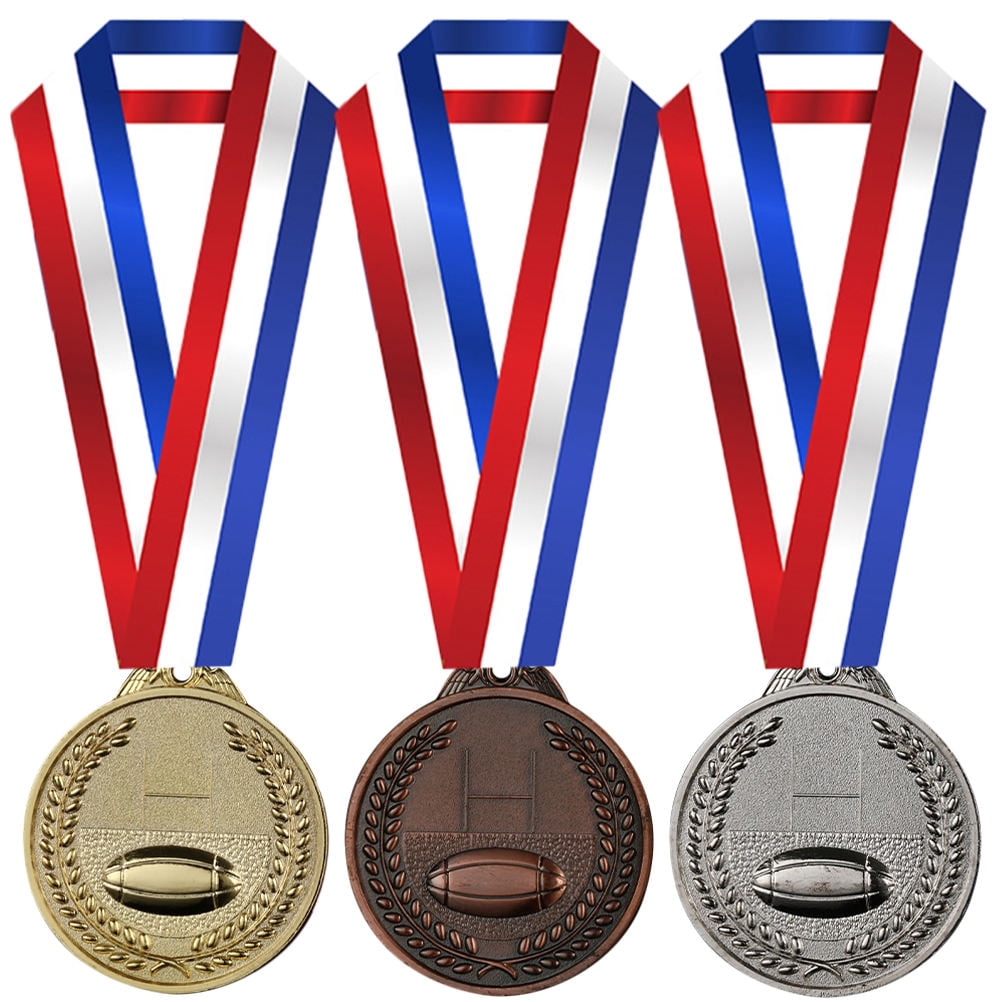 Worgeous 3 Pcs Trophy Cup Top Award Kids Medals Party Game Prize Travel ...