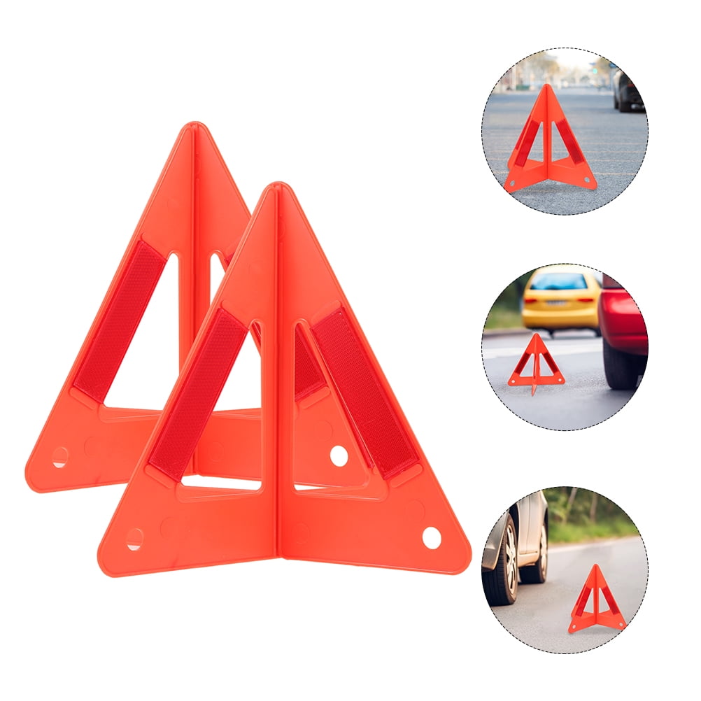 Worgeous 3 Pcs Warning Triangle Reflectors for Highway Triangles Car ...