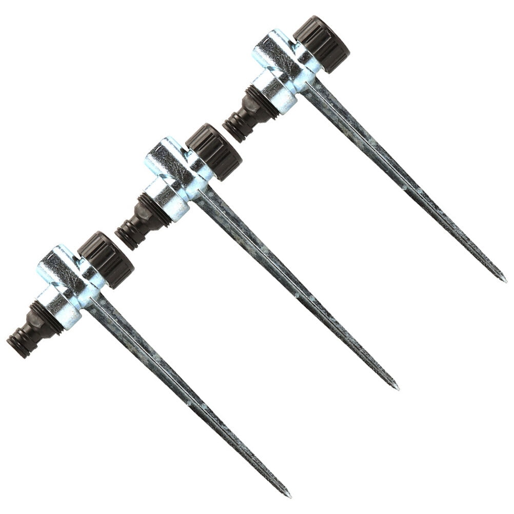 Worgeous 3 Pieces Stake for Sprinkler Lawn Sprinkler Spike Base Garden ...