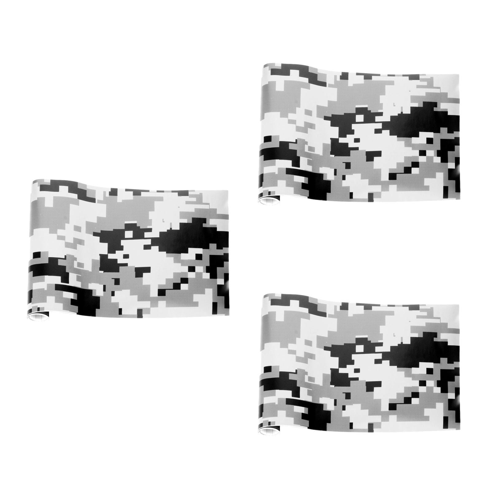 Worgeous 3 Rolls Camouflage Vinyl Car Wrap Film Sheet Camo Vinyl Car ...