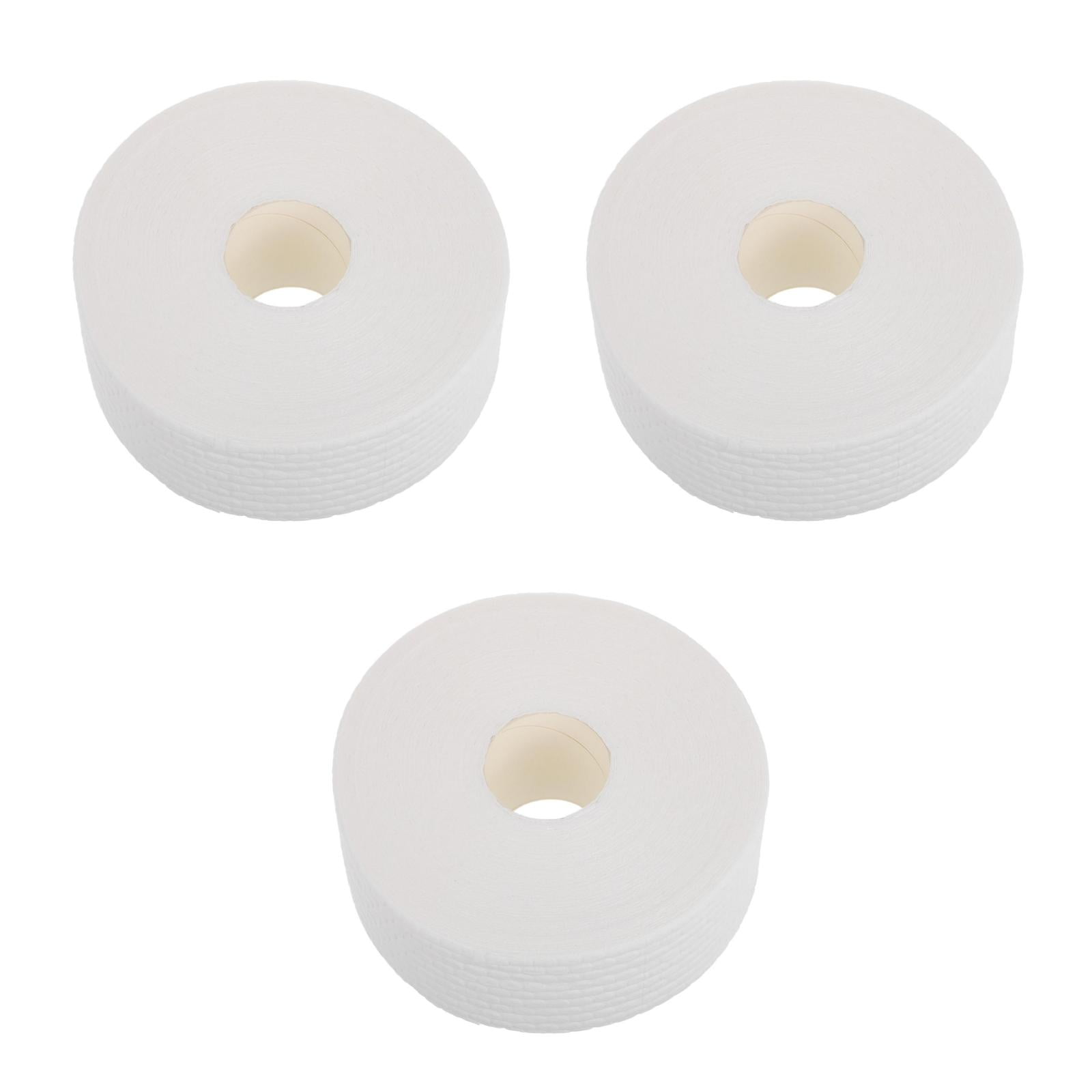 WHAMVOX WORGEOUS 3 Rolls White Cotton Nail Polish Remover Pads Soft ...