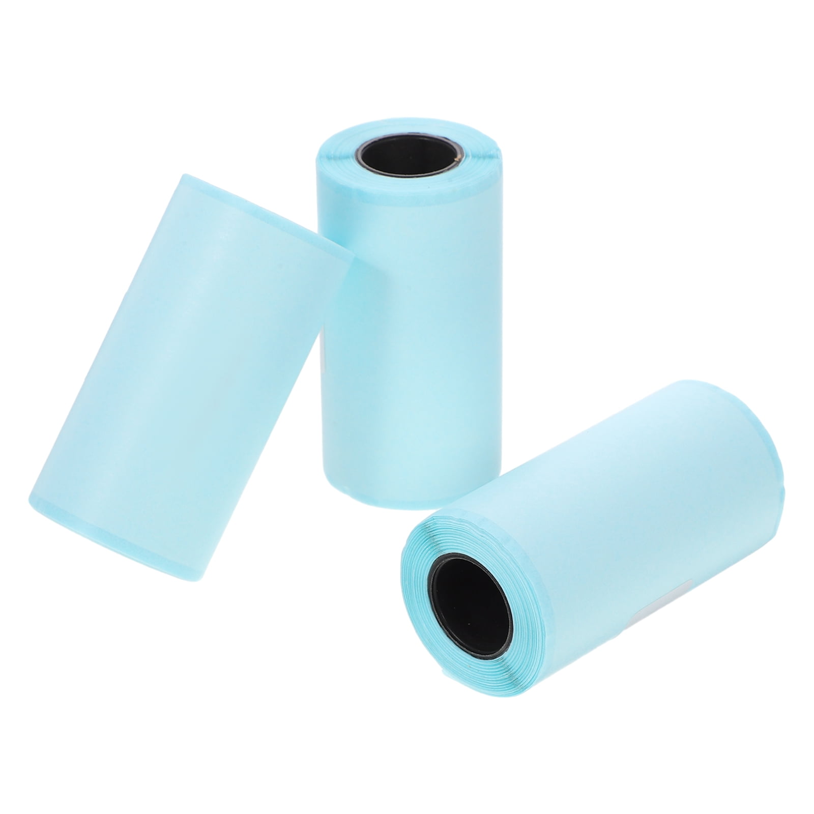 WORGEOUS 3 Rolls Blank Mini Thermal Printer Label Self Adhesive Label ...