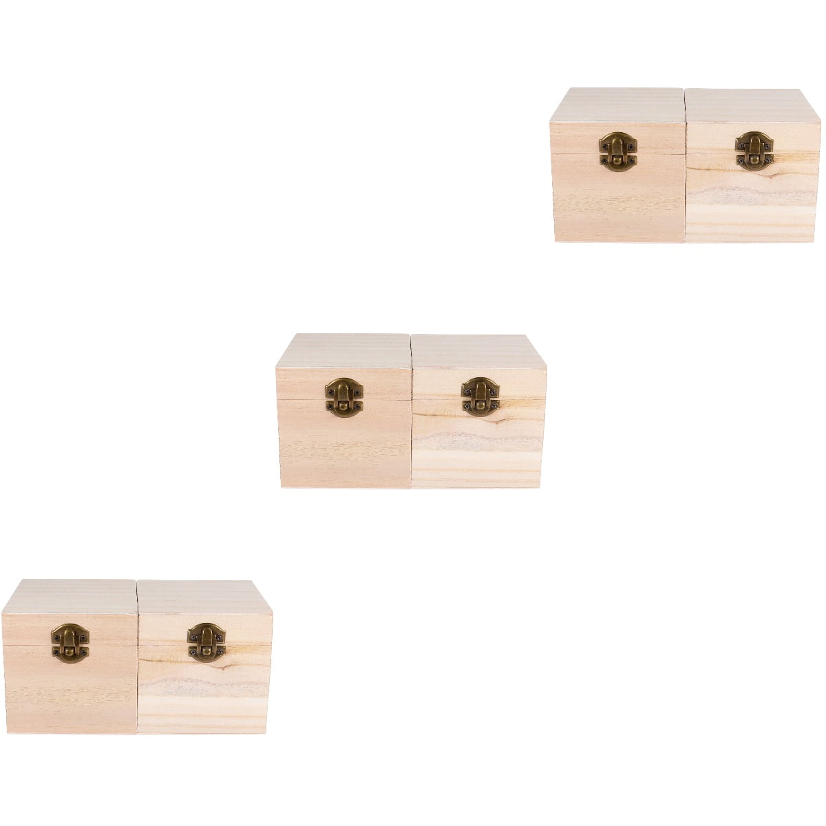 Worgeous 3 Sets 2Pcs Simple Gift Storage Boxes Exquisite Packing Boxes ...