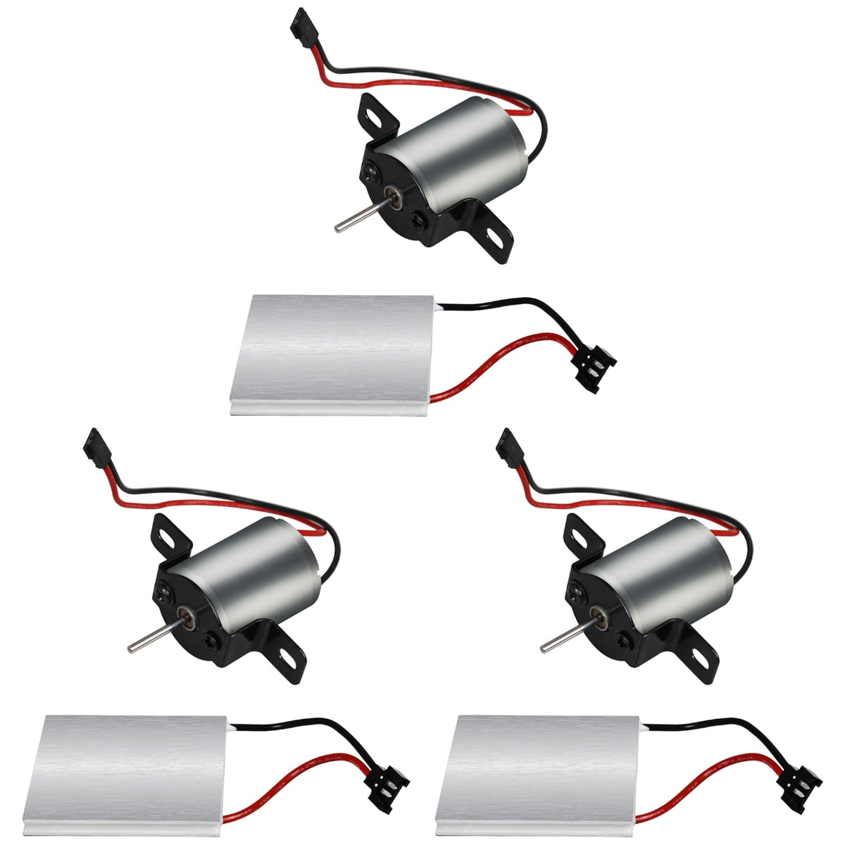 Worgeous 3 Sets Fireplace Fan Motor Generator Sheet Accessories Blower ...