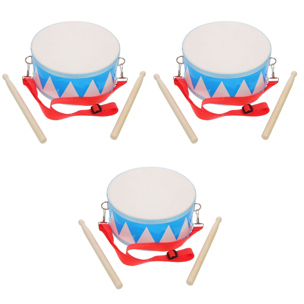 Worgeous 3 Sets Orff Children Percussion Snare Drum for Kids Music ...