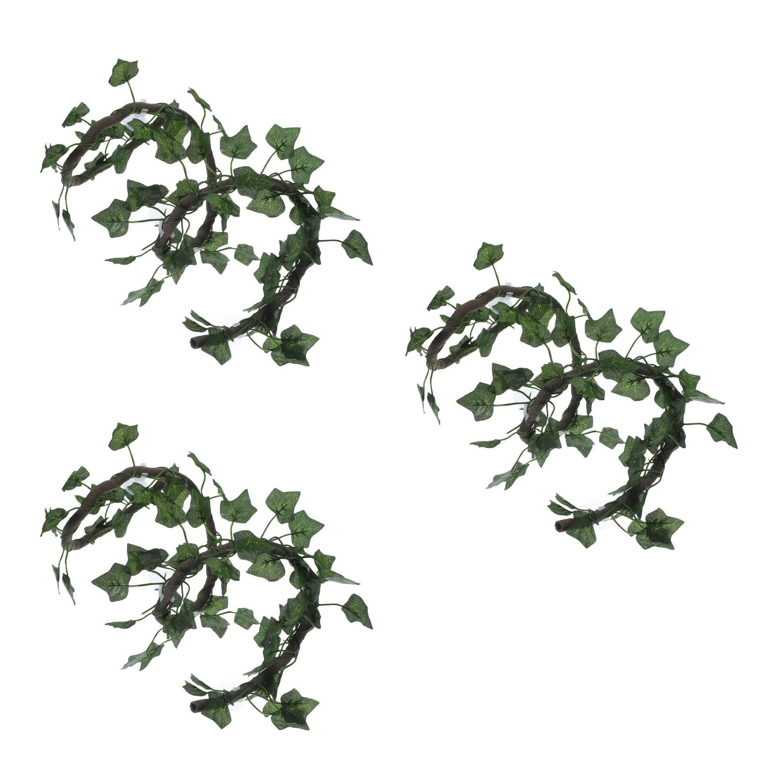 Worgeous 3 Sets Reptile Climbing Vine Flexible Vine With Artificial ...
